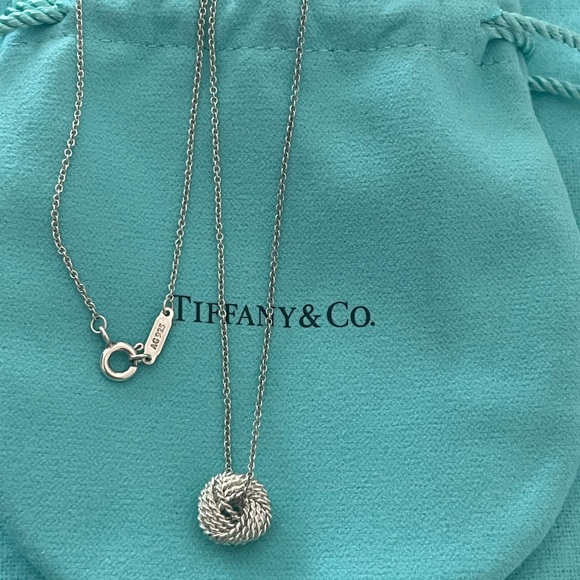 Tiffany & Co. | Jewelry | Tiffany Co Knot Necklace | Poshmark